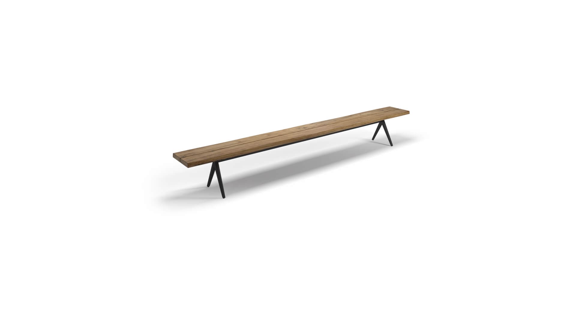 Gloster Raw Split Dining Bench | Clima Home