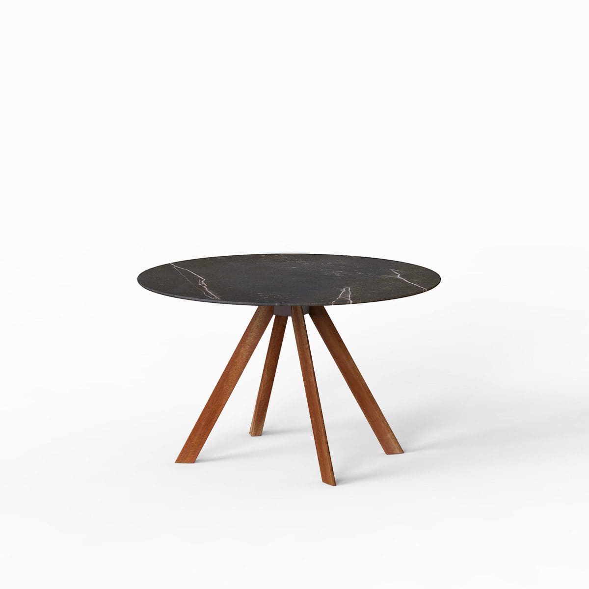 Expormim Atrivm Outdoor Round Dining Table W/ Solid Wood Legs | Clima Home