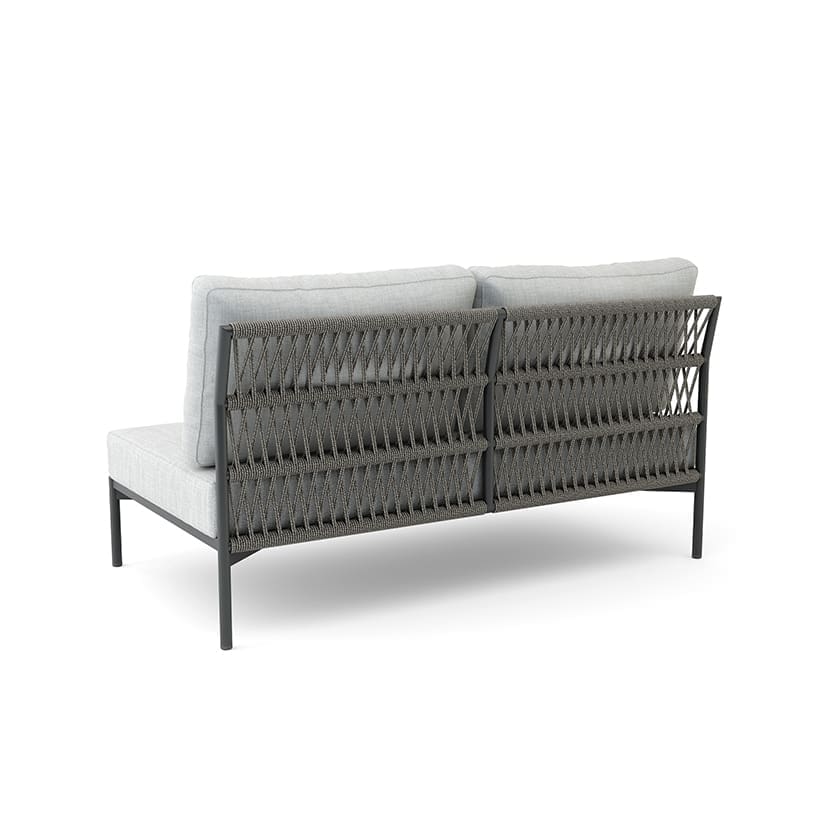 Walters Wicker Longshore Armless 2-Seat Sofa | Clima Home